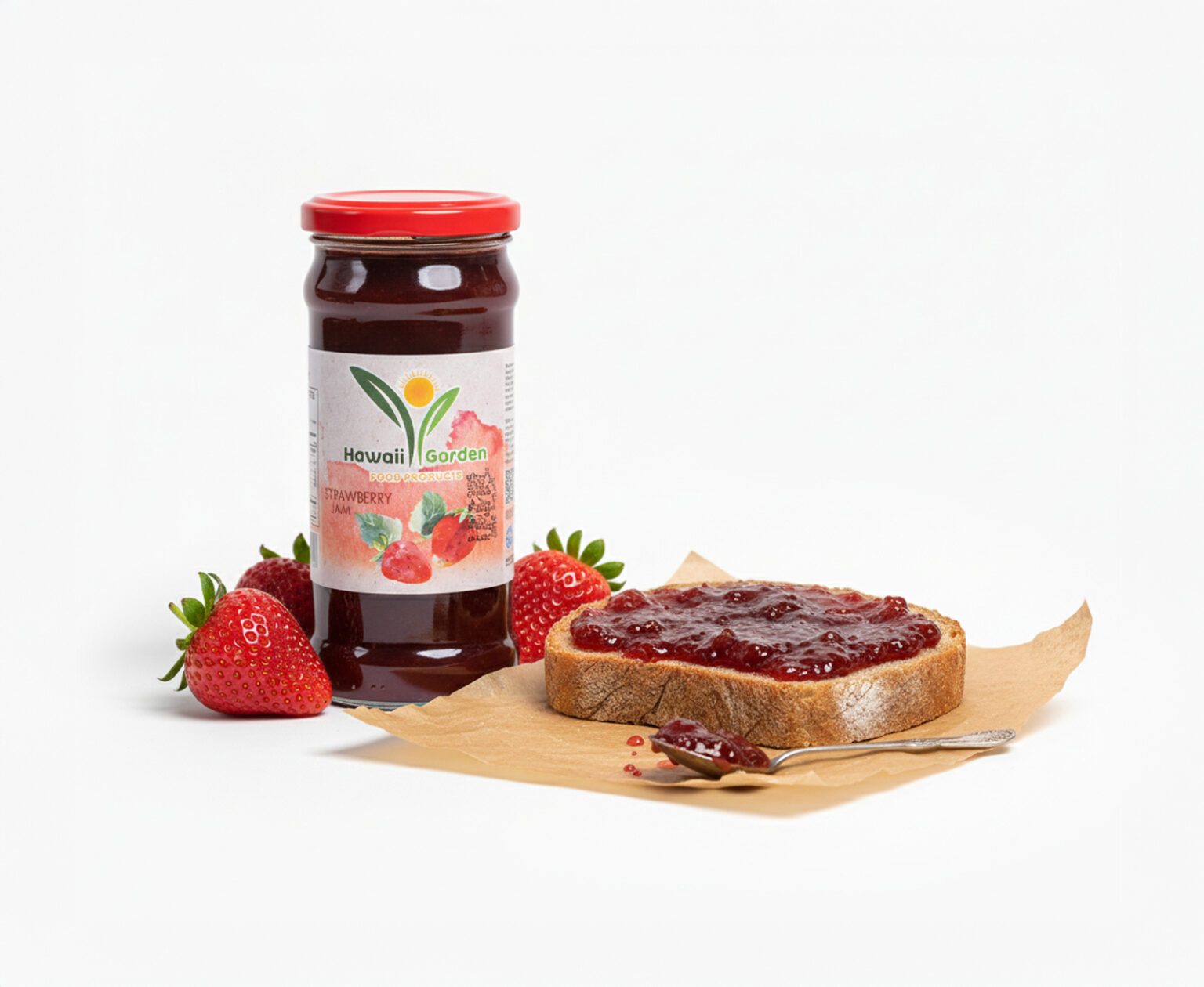Strawberry Jam – 430 g – Hawaii Garden